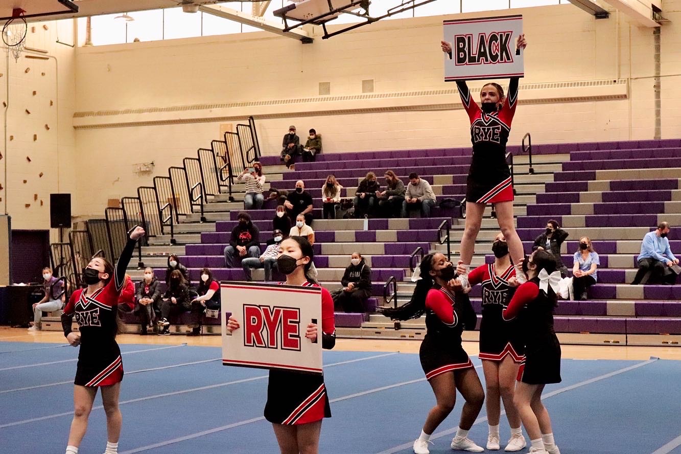 Girls Varsity Cheer Enters First Competition - MyRye.com