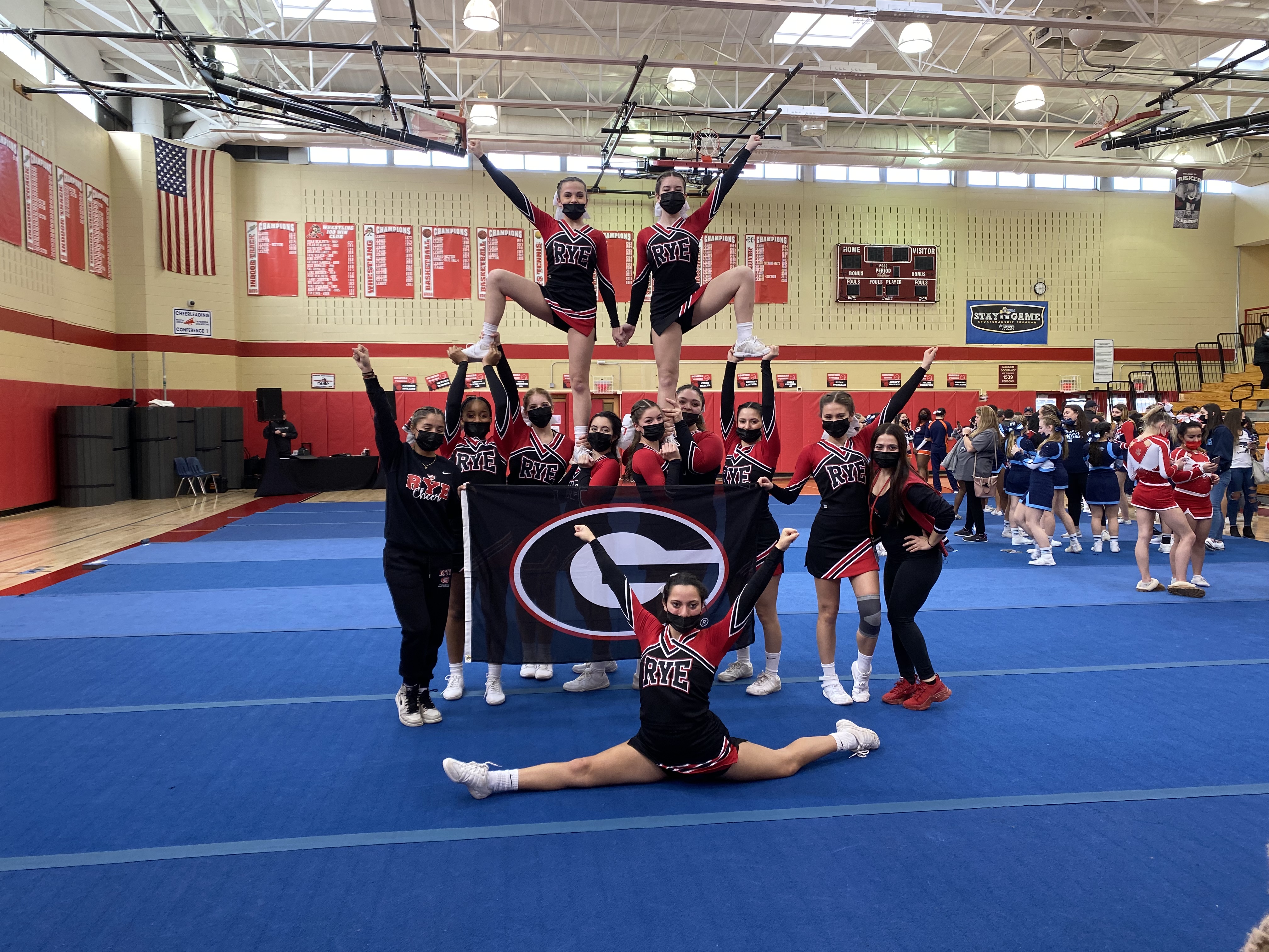Varsity Cheerleading Places 3rd @ County Center - MyRye.com