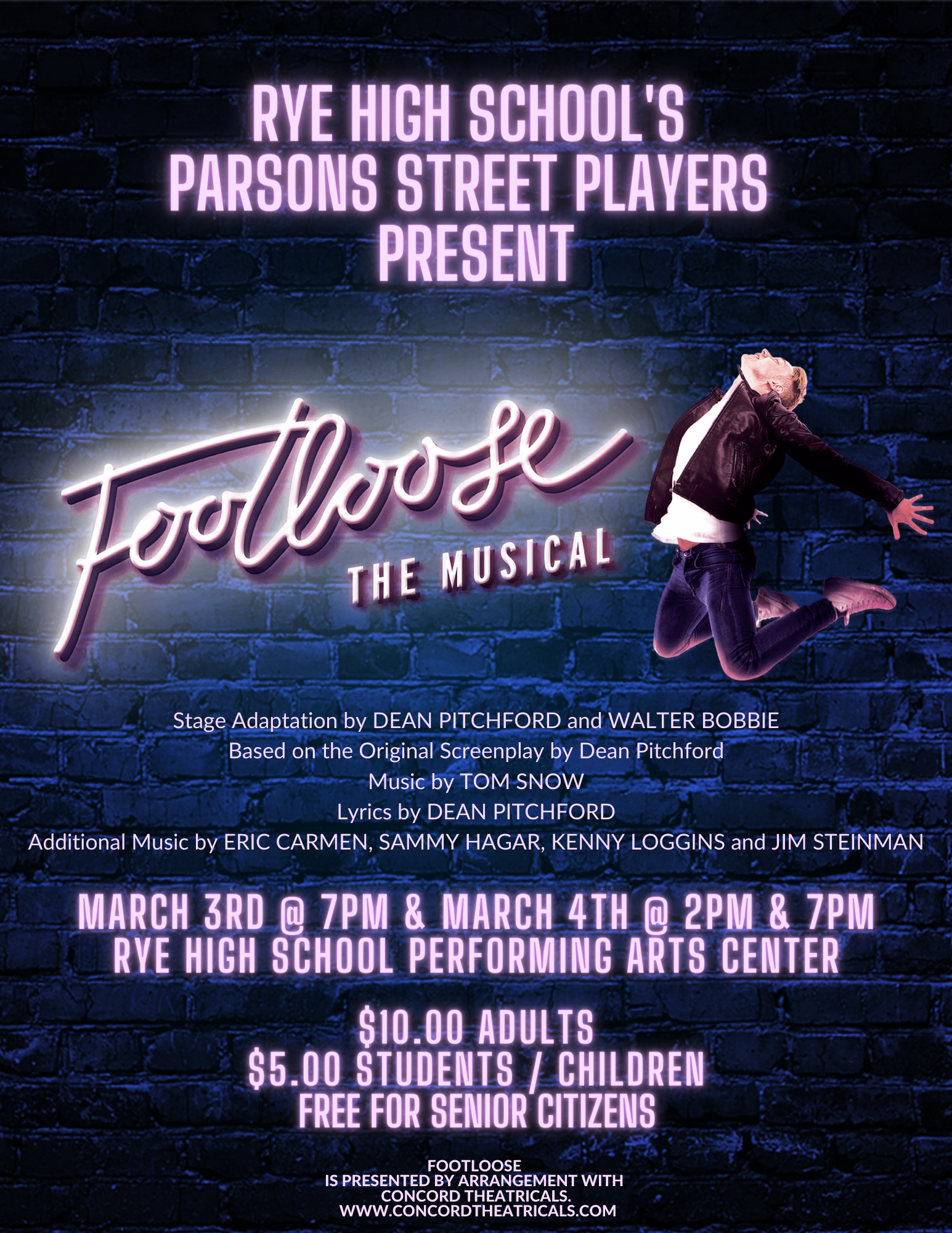 Footloose Musical Fri & Sat @ Rye High - MyRye.com