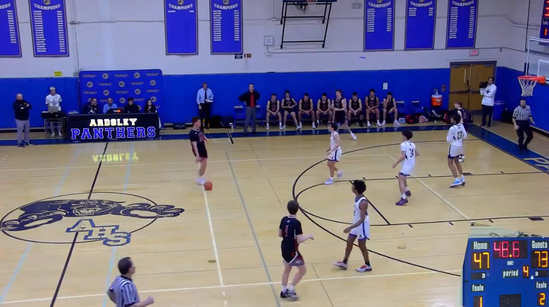Boys Varsity Basketball Stalks the Panthers of Ardsley - MyRye.com