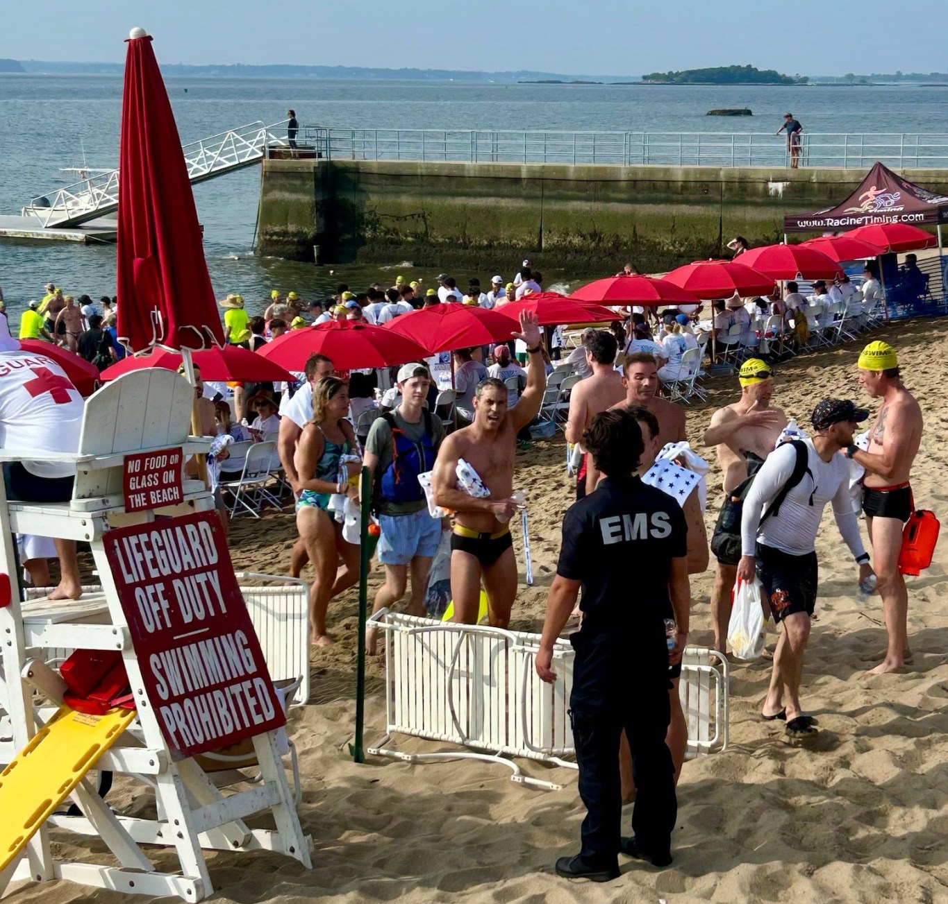 Rye's Adam Coe Completes 10K Swim Across Long Island Sound for Charity ...