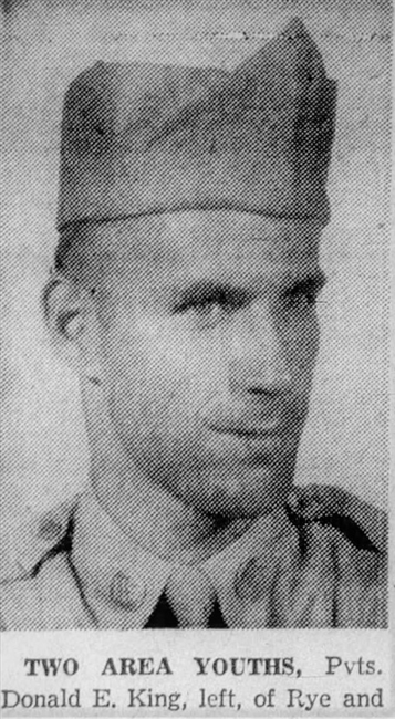 Honoring Service: Donald E. King, Korean War - MyRye.com