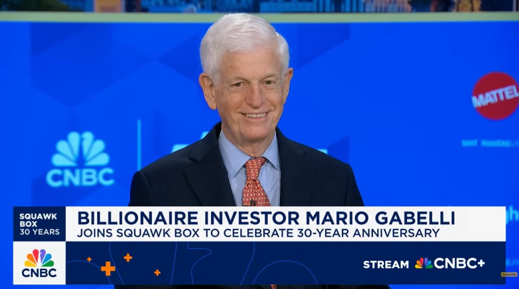 RyeGPT People of Note: CEO of GAMCO Investors Mario Gabelli - MyRye.com