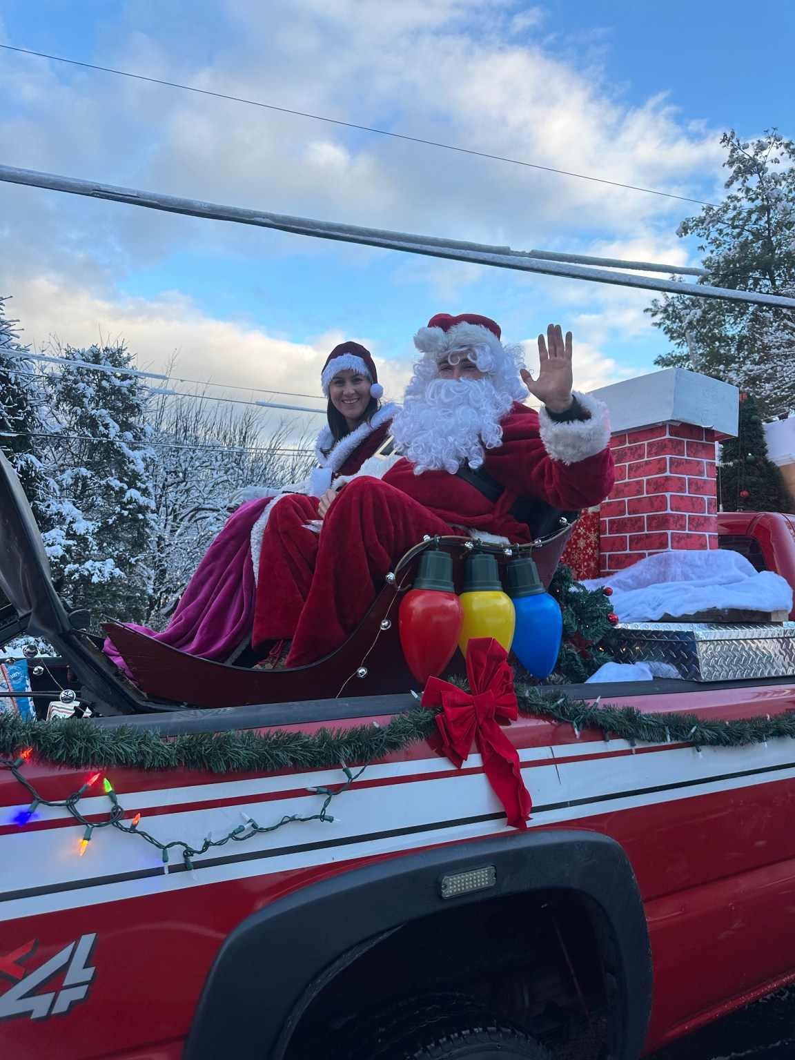 Santa and Mrs. Claus Visit Town, Reindeer Stay Home - MyRye.com